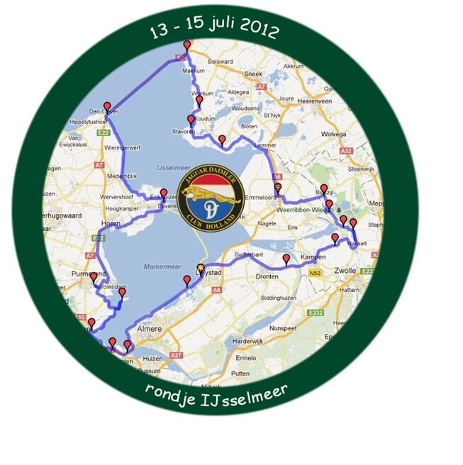 Rondje IJsselmeer | Jaguar Daimler Club Holland